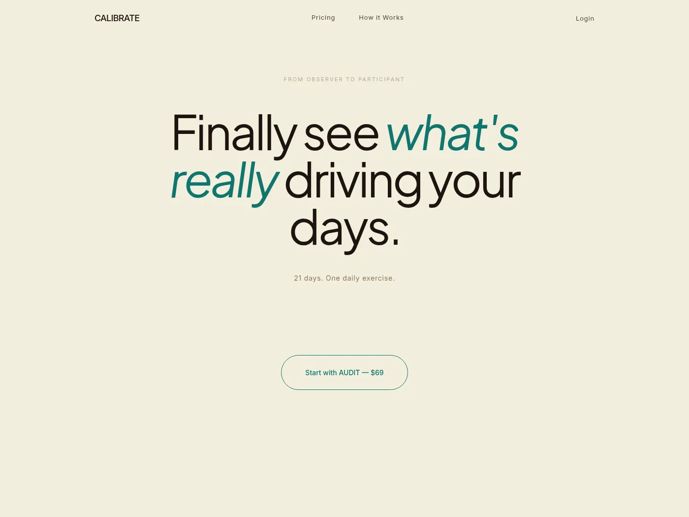 Calibrate Silent Luxury Web