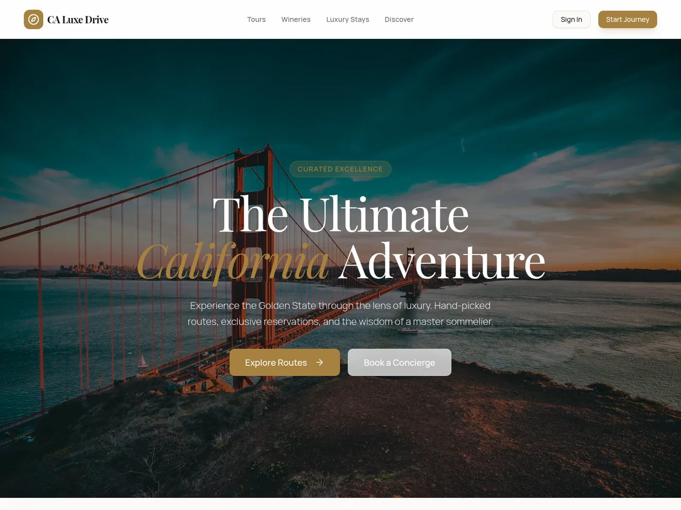 California Luxe Drive Guide