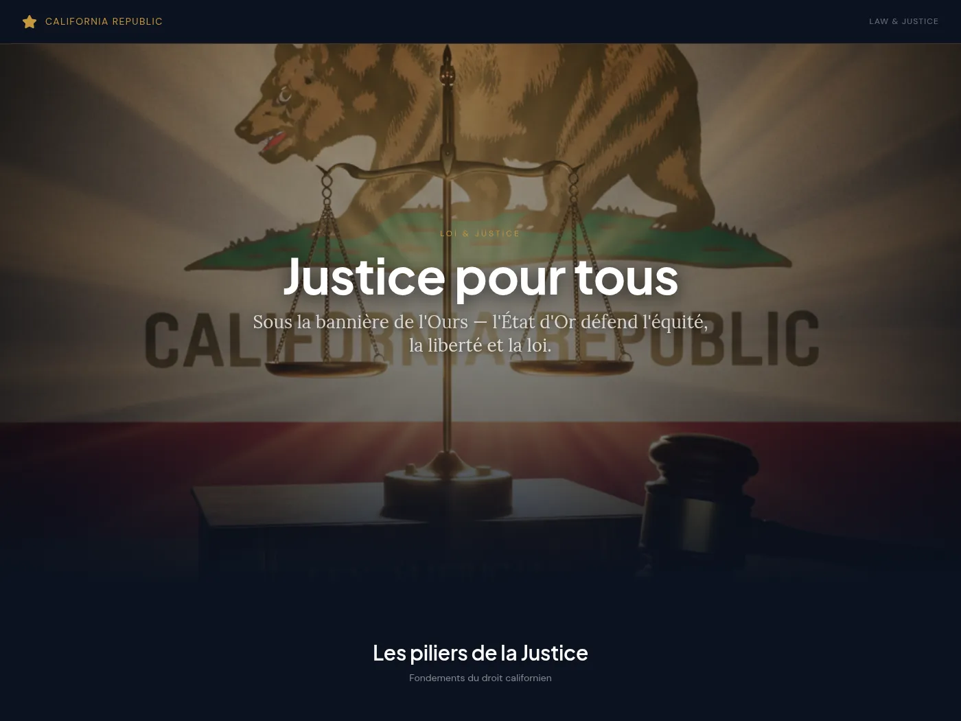 California Justice Image