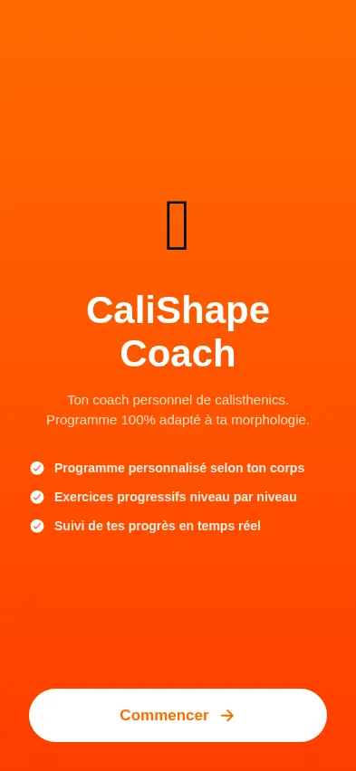 CaliShape Coach