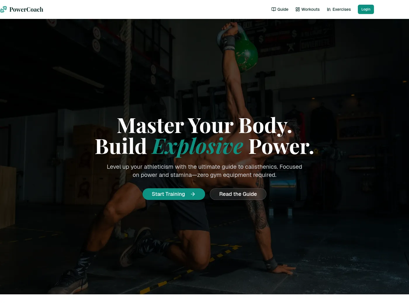 Calisthenics Power Coach