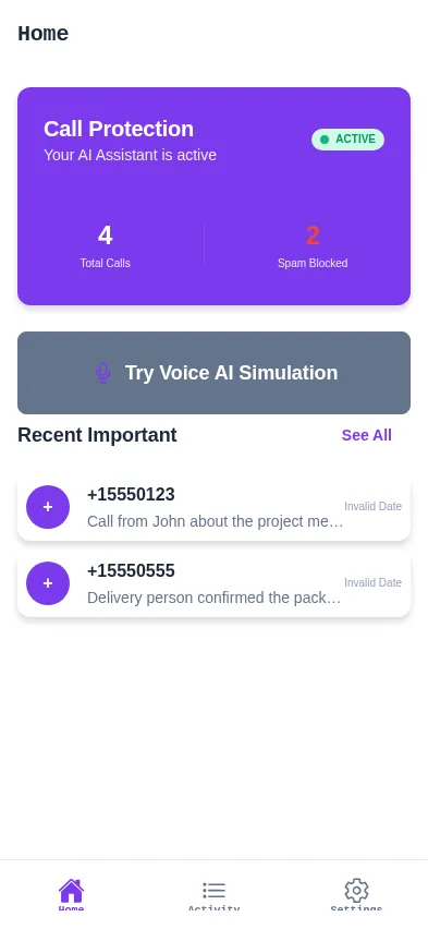 Call AI Assistant