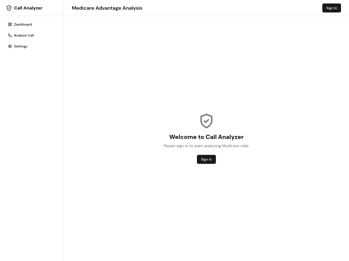Medicare Call Analyzer