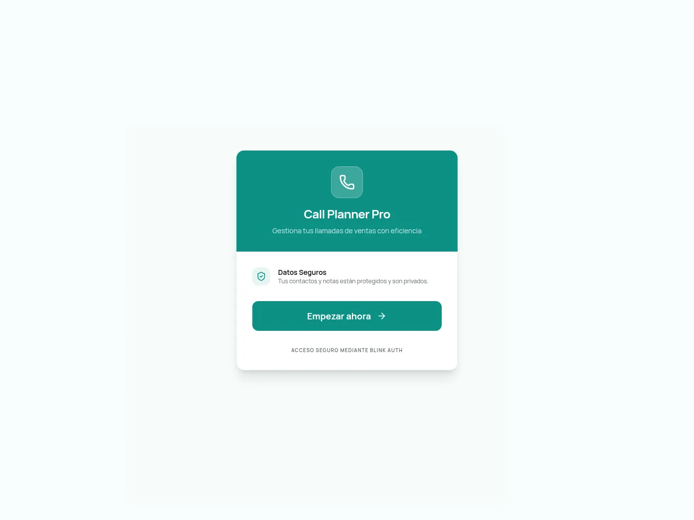 Call Planner Pro