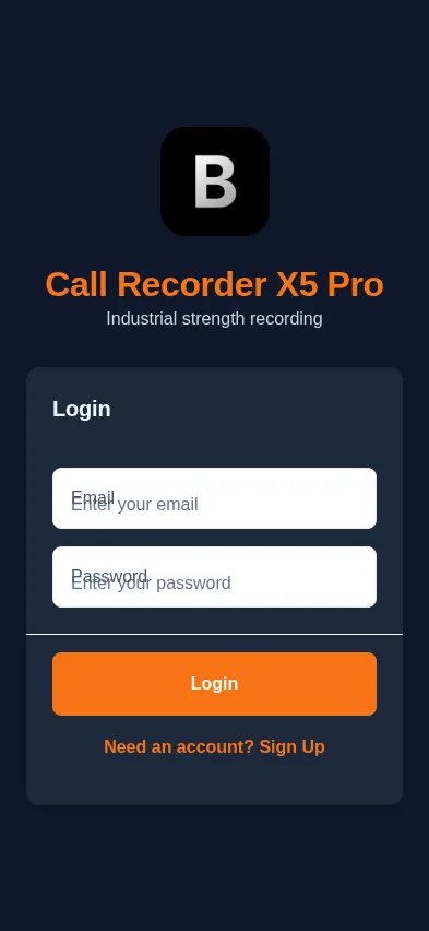 Call Recorder X5 Pro