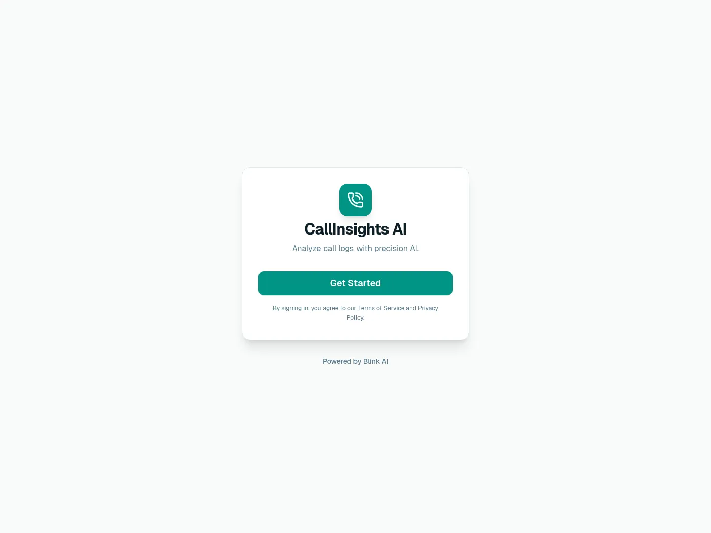 Call Insights AI