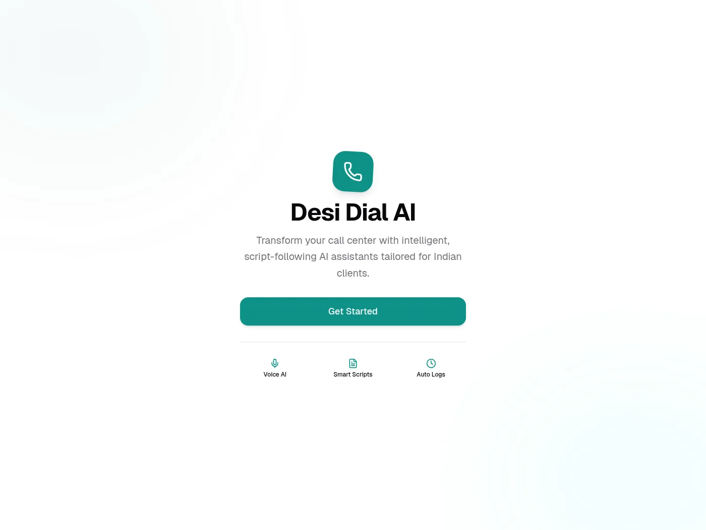 Desi Dial AI Assistant