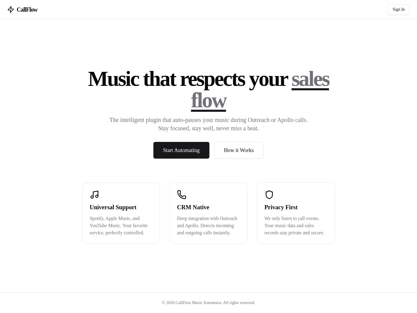 SalesFlow Music