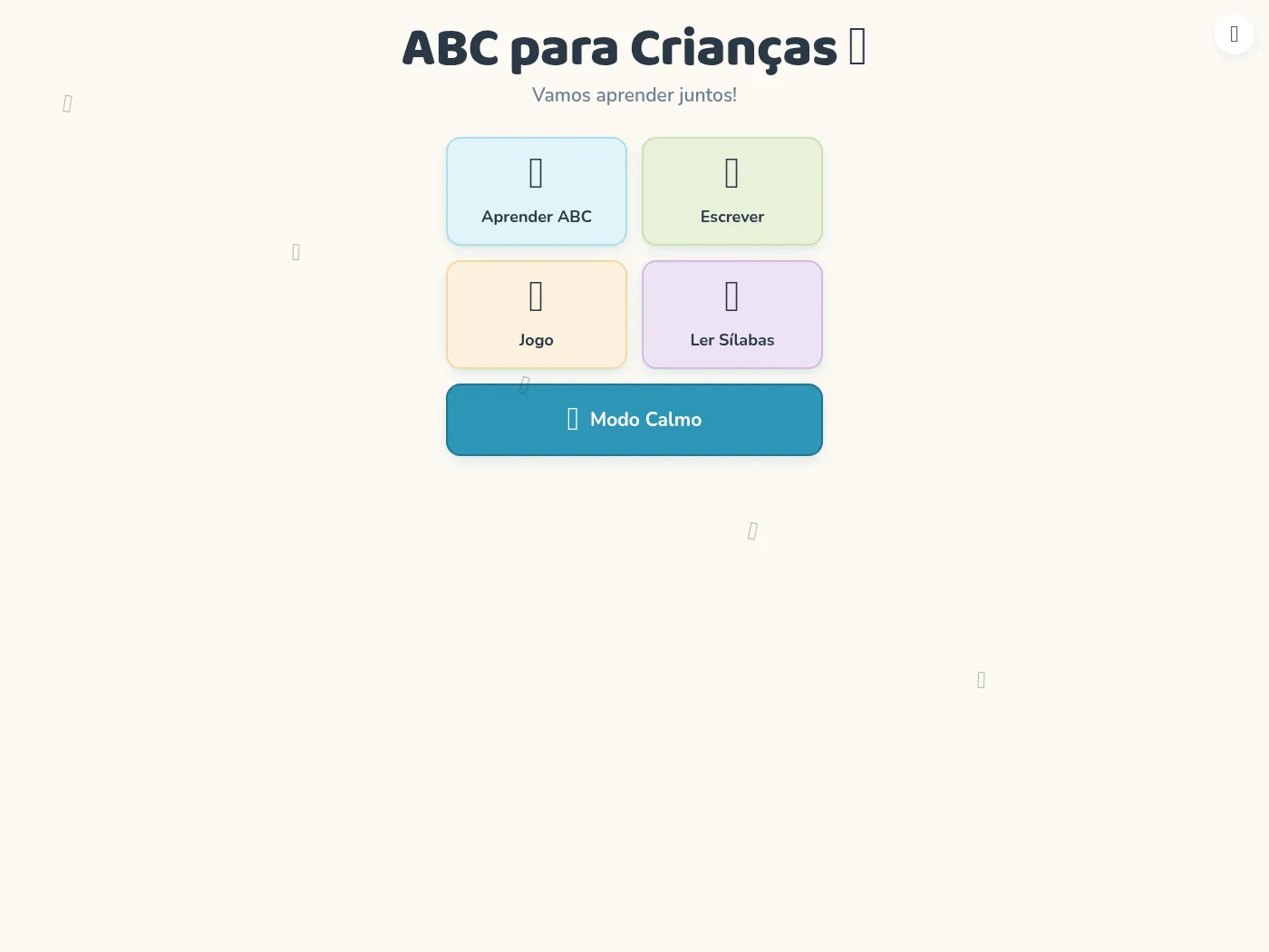 Calm ABC Kids App