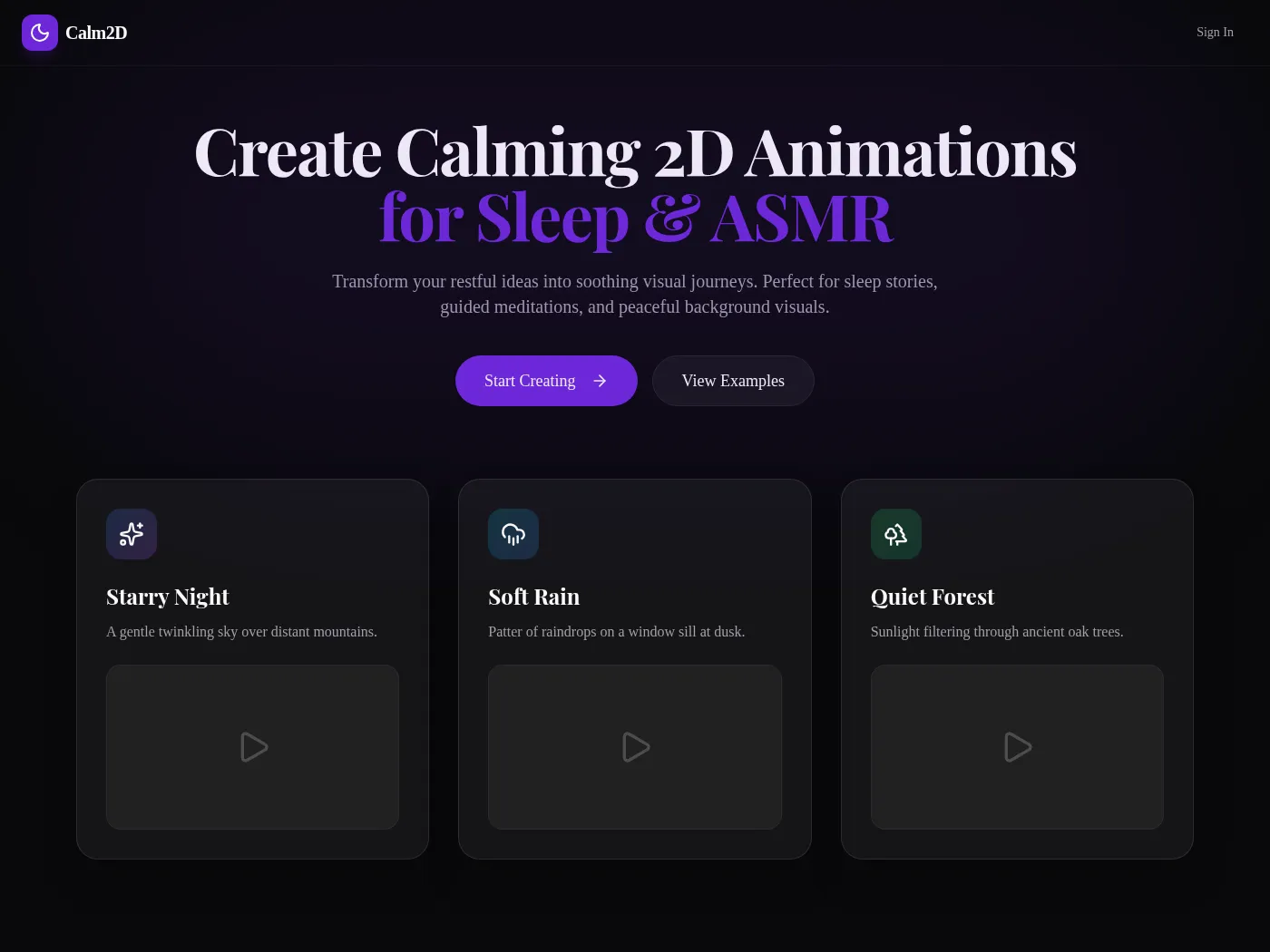 Calm2D Animator
