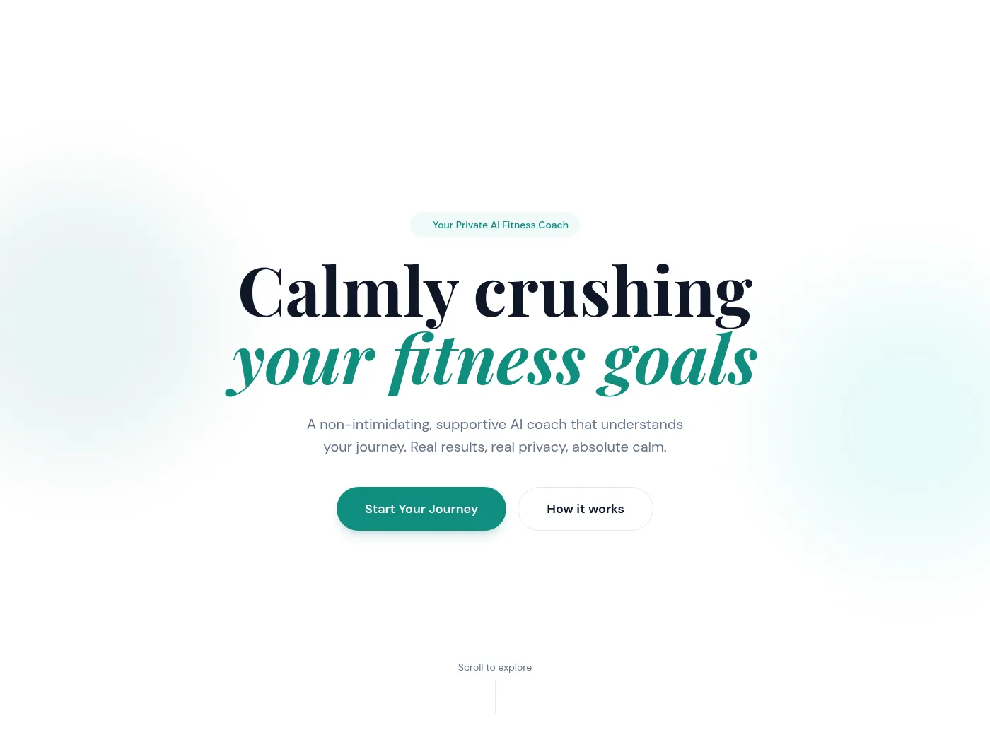 CalmCoach AI Fitness