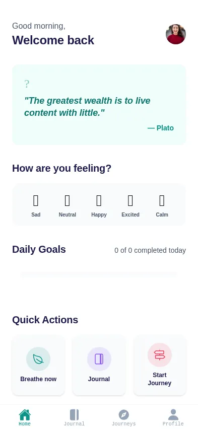 CalMind Wellness App