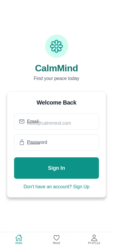 CalmMind Mobile