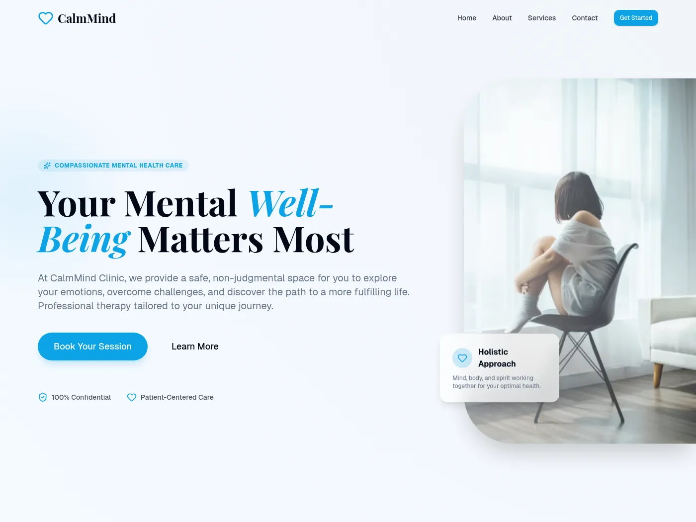 CalmMind Clinic Web