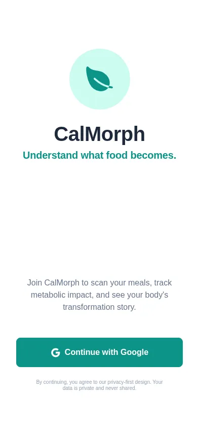 CalMorph: Food Transformation AI