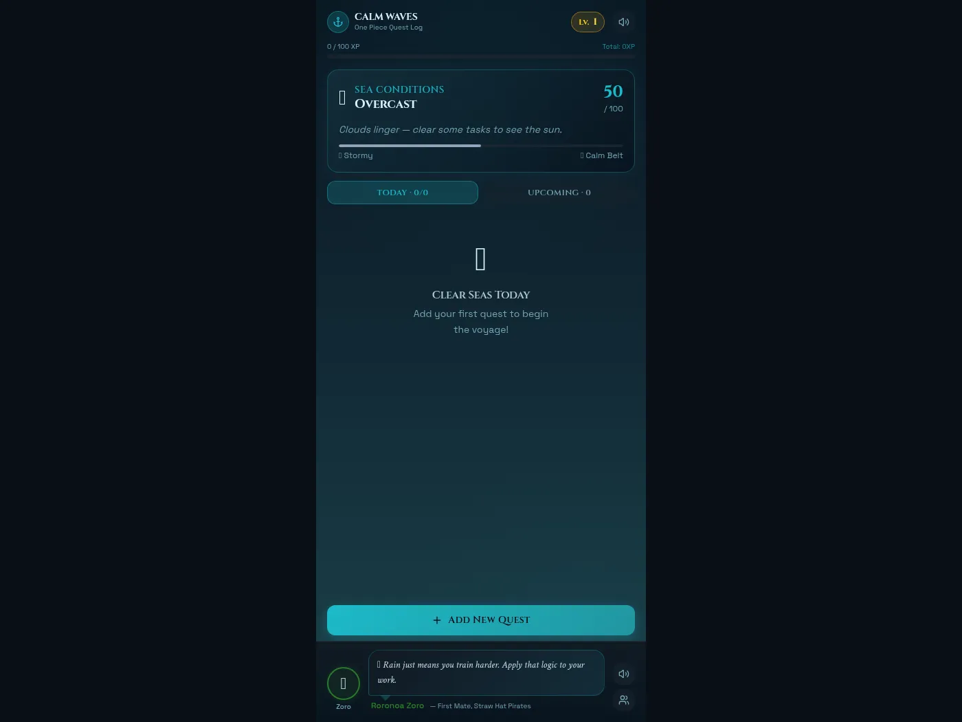 CalmWaves To-Do App
