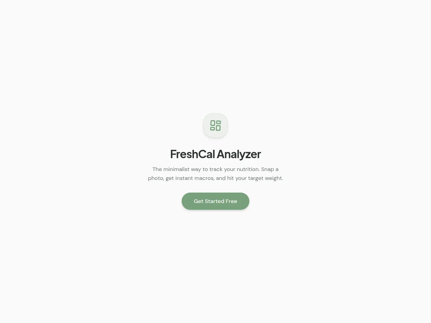 Calorie Analyzer App