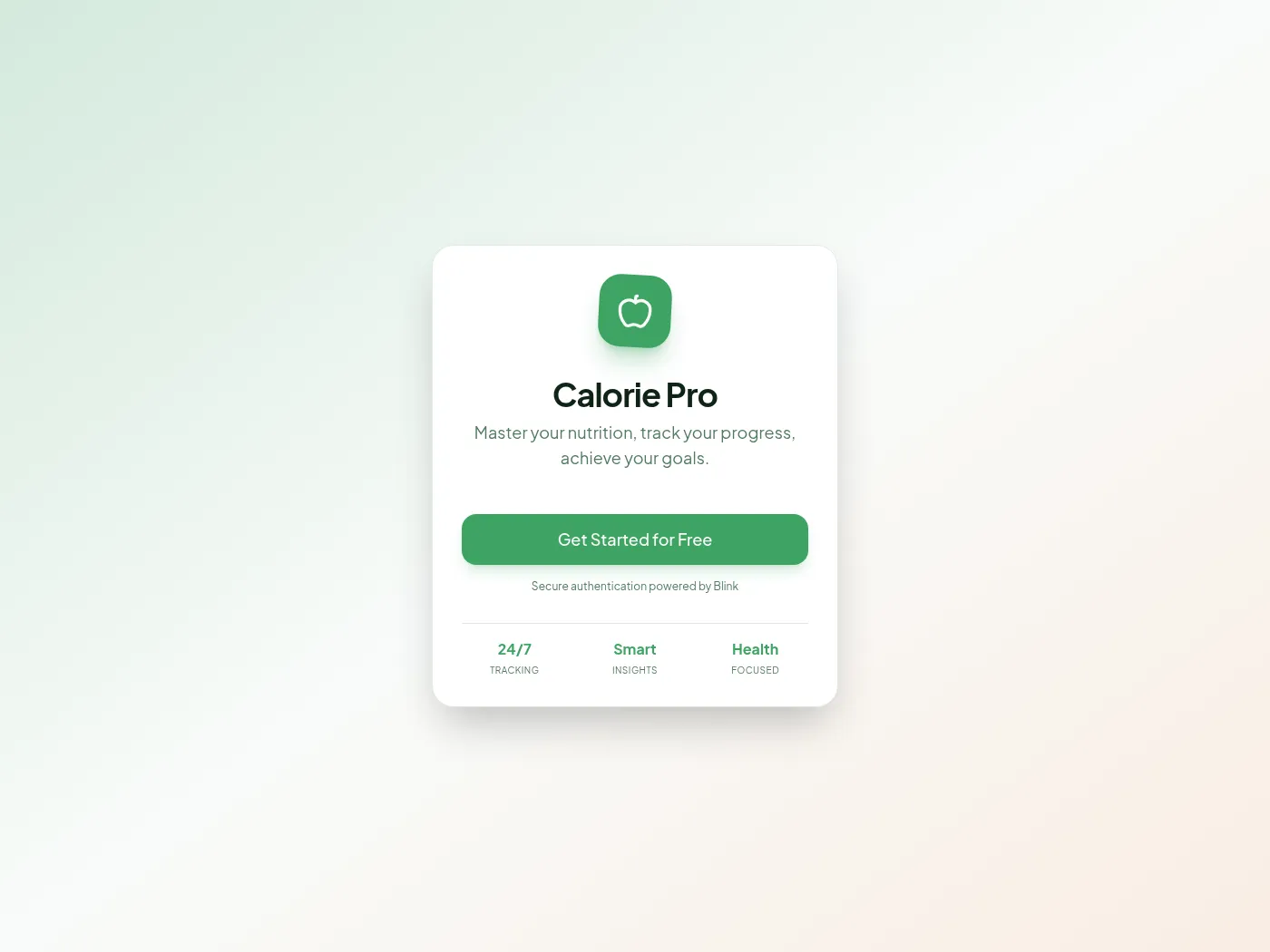 Calorie Counter Pro