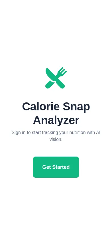 Calorie Snap Analyzer