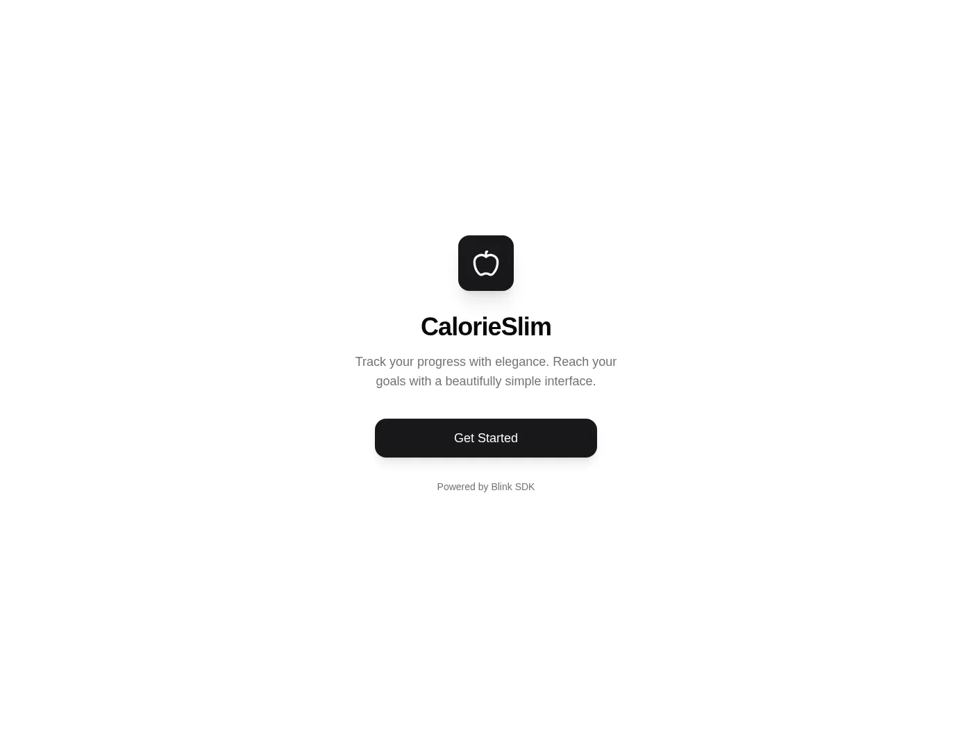 CalorieSlim Tracker