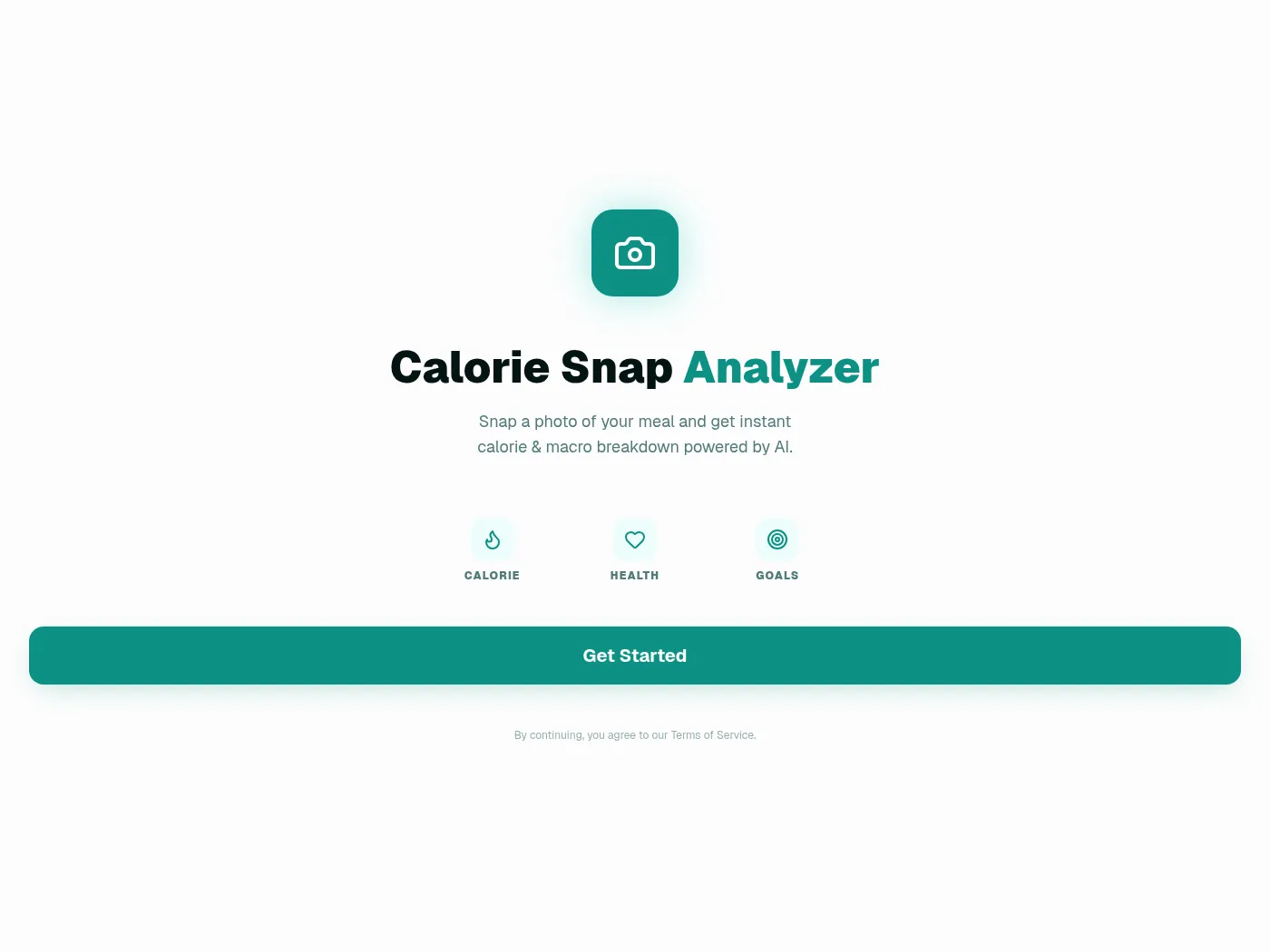 SnapCalorie Analyzer
