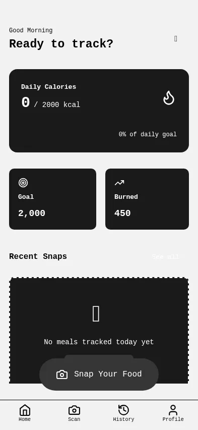 Calorie Snap App