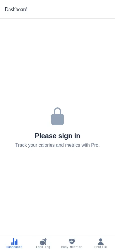 CalorieTrack Pro