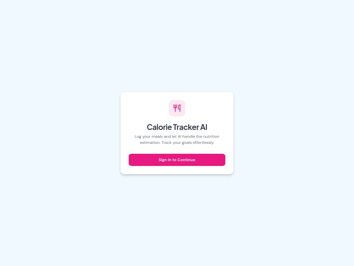Calorie Tracker AI