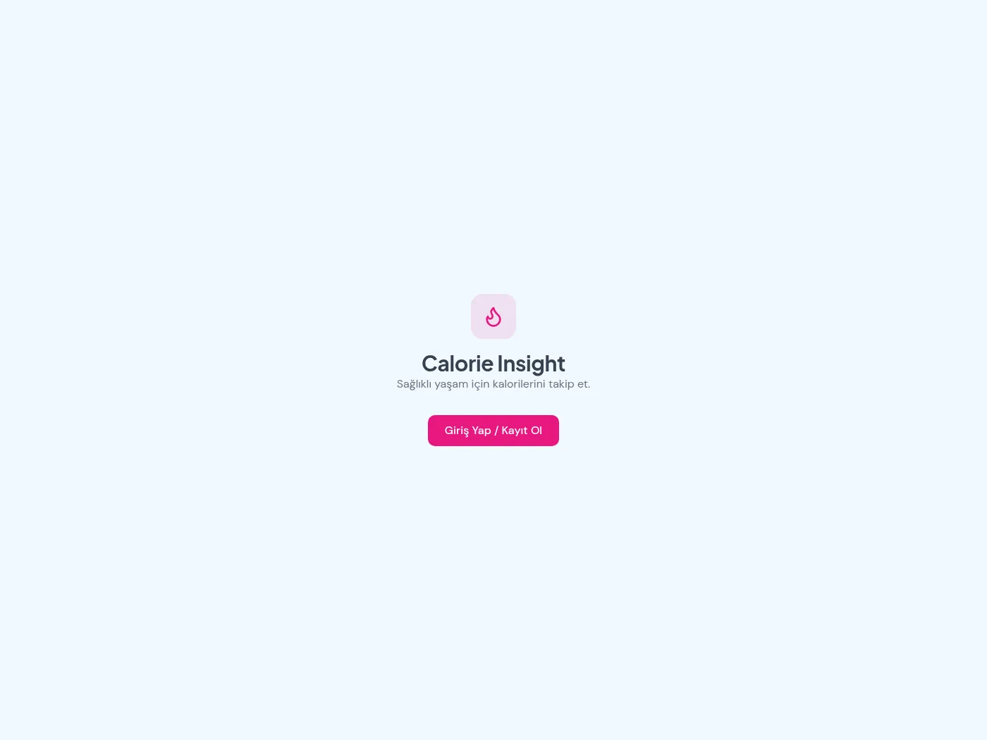 Calorie Insight App