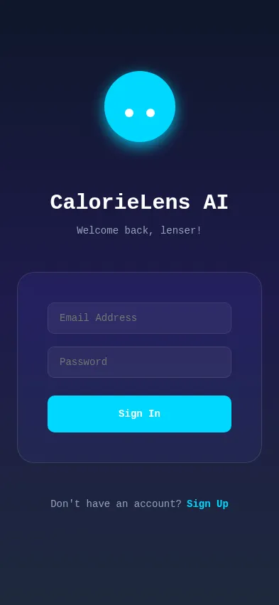 CalorieLens AI Showcase