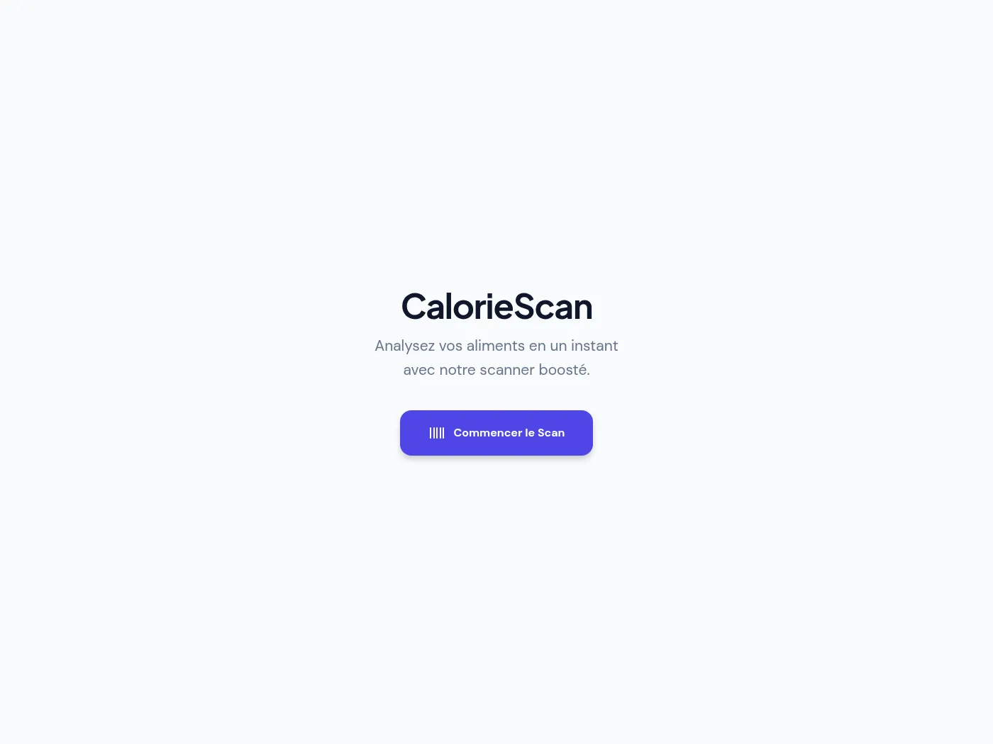 CalorieScan Barcode Boost