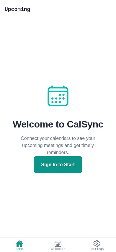 CalSync Reminder App