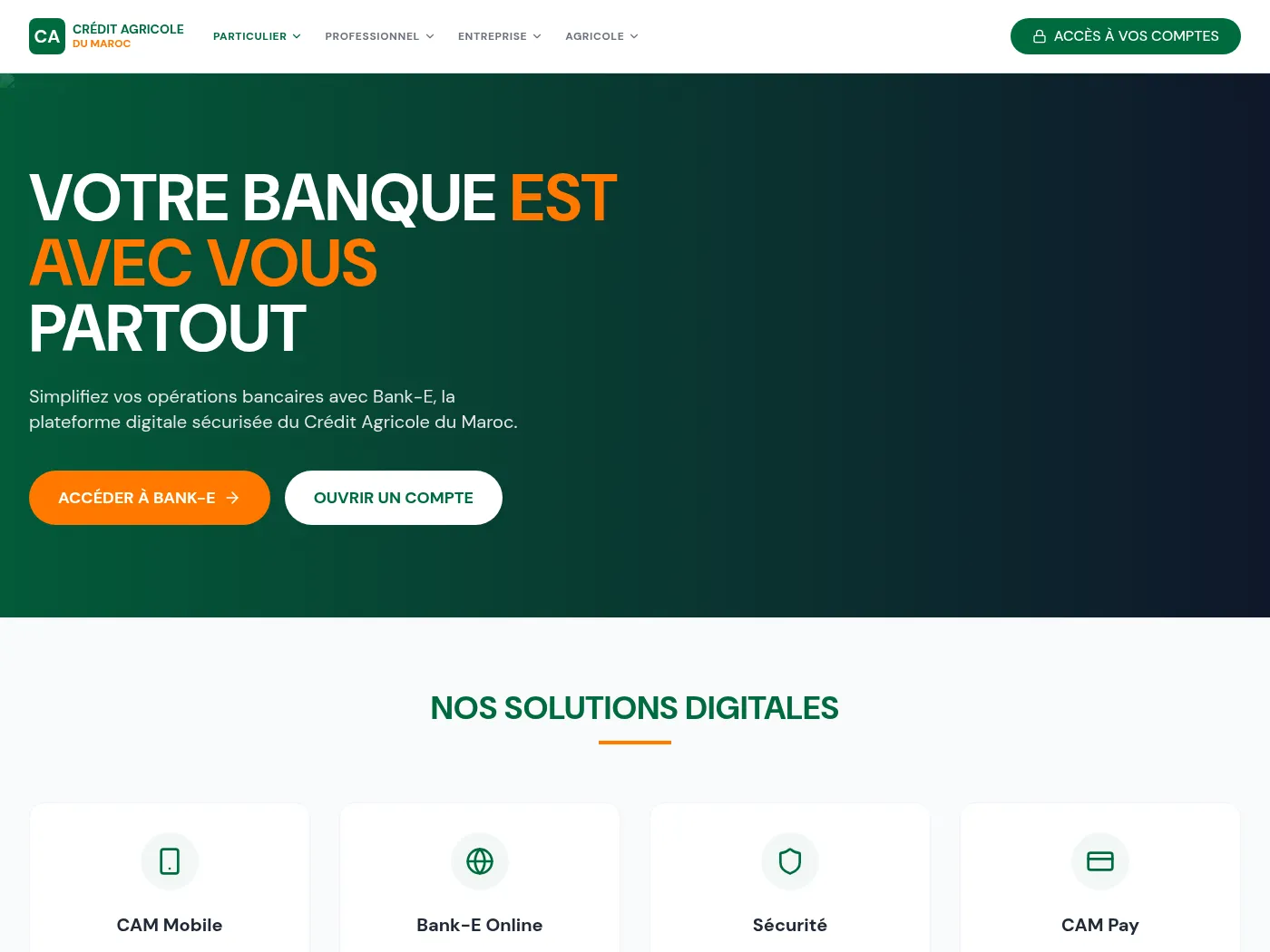 Crédit Agricole Maroc Clone