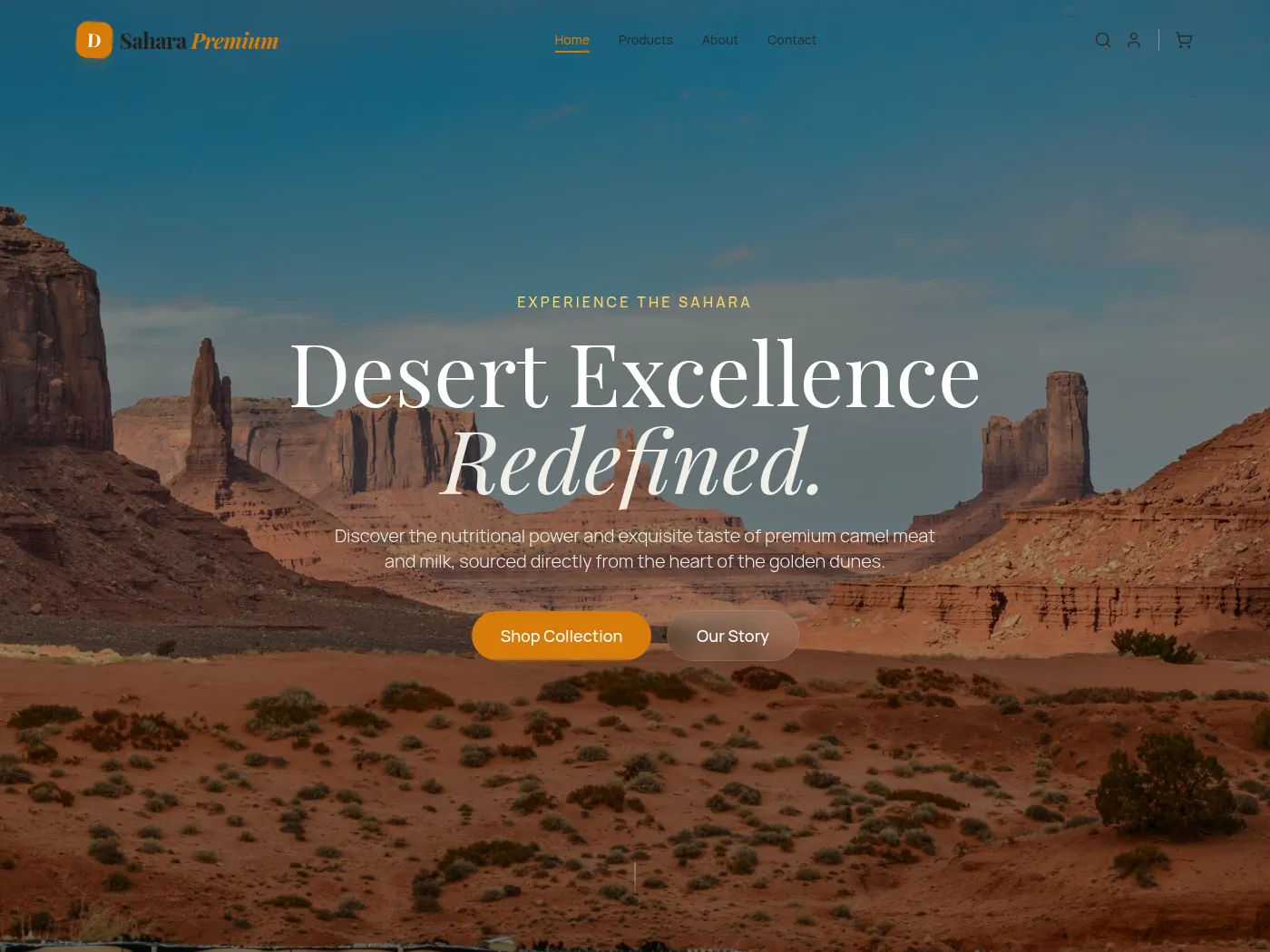 Camel Butcher Shop Site