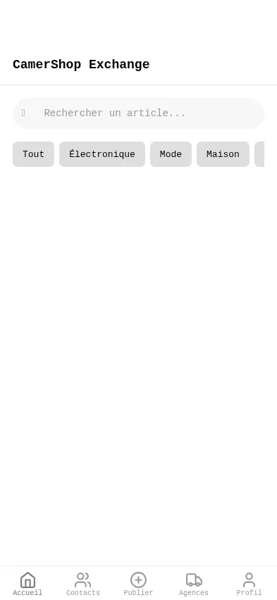 CamerShop Exchange App