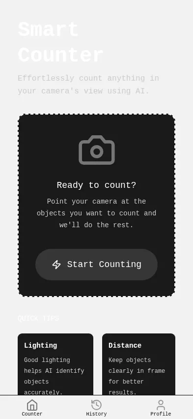 Camera Count App