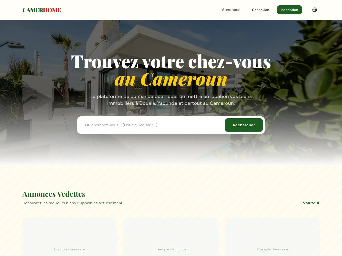 CamerHome Realty Platform