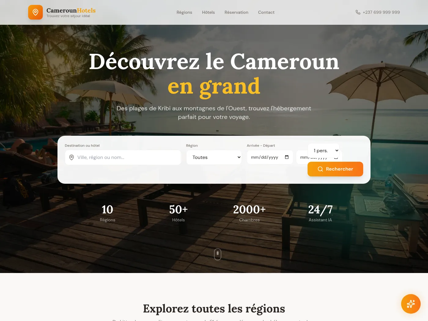 Cameroun Hotel Finder