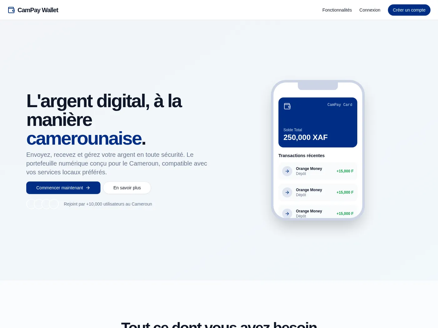 Cameroun Pay Wallet