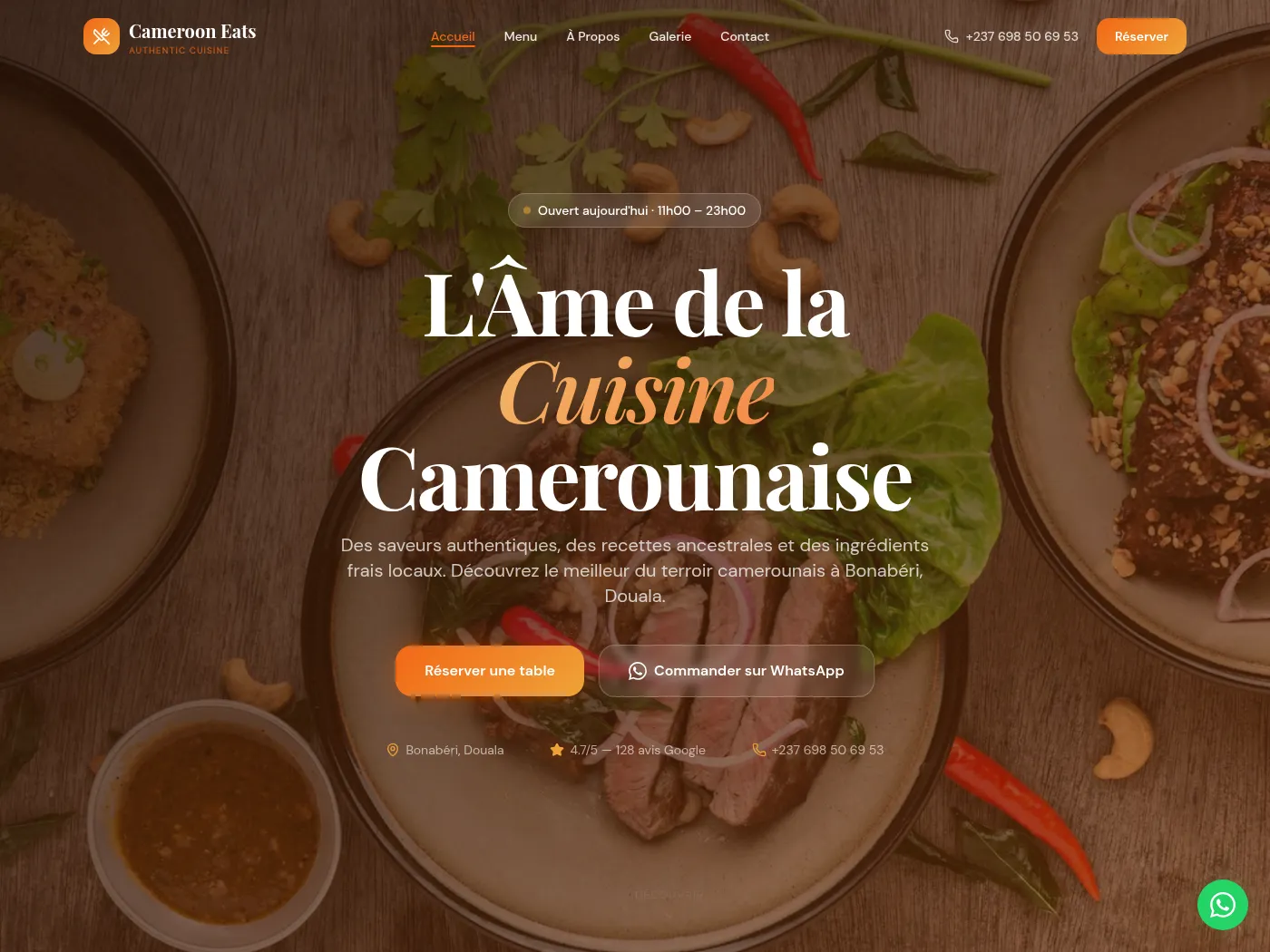 Cameroon Eats Website