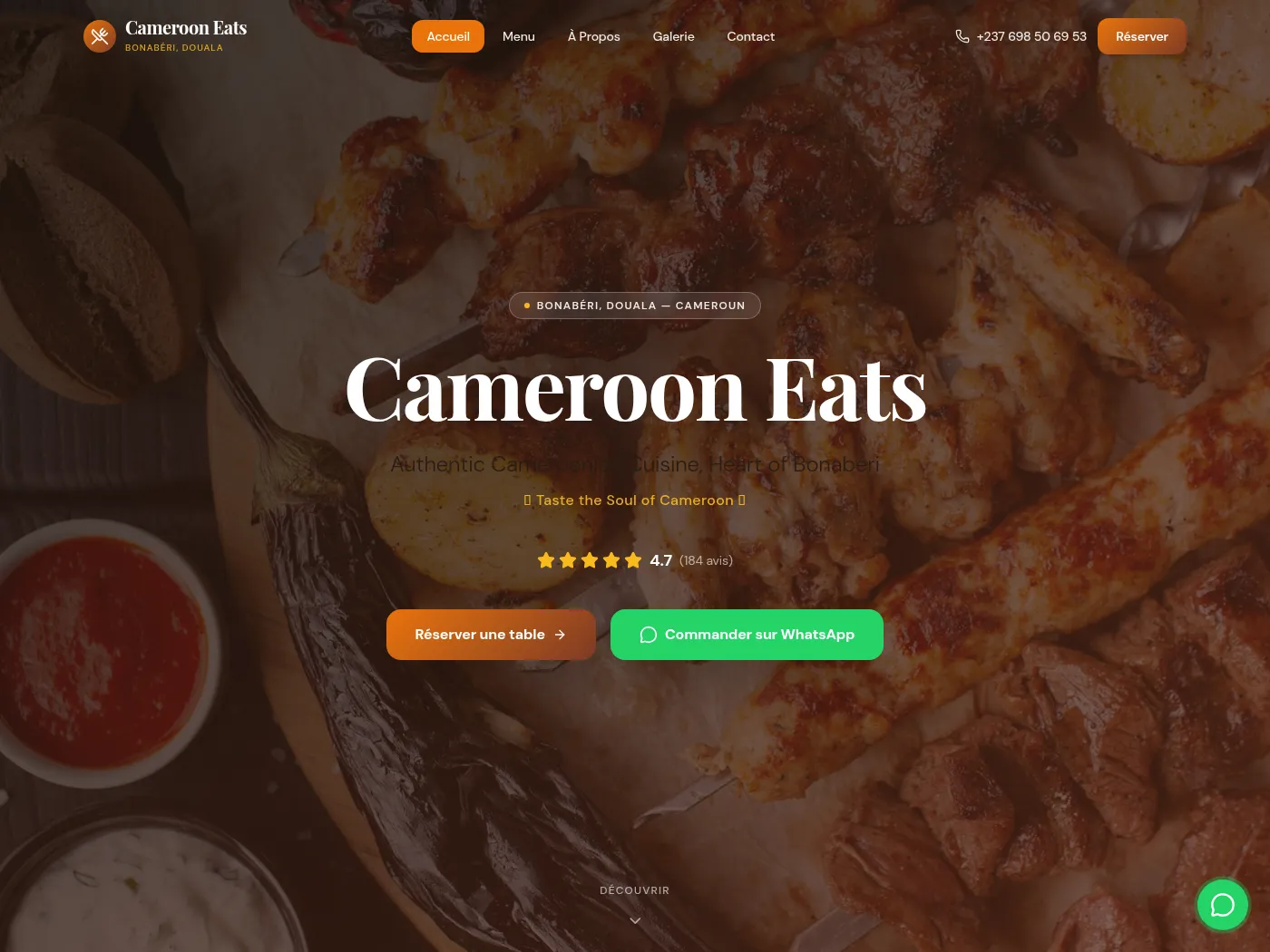 Cameroon Eats Premium Site