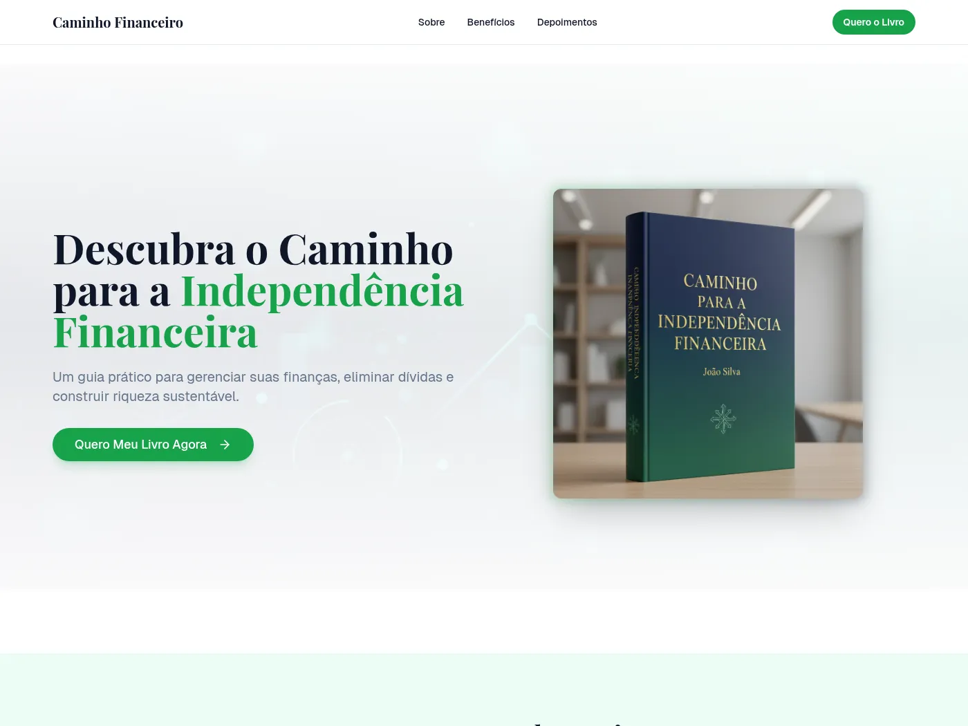 Caminho Financeiro Landing