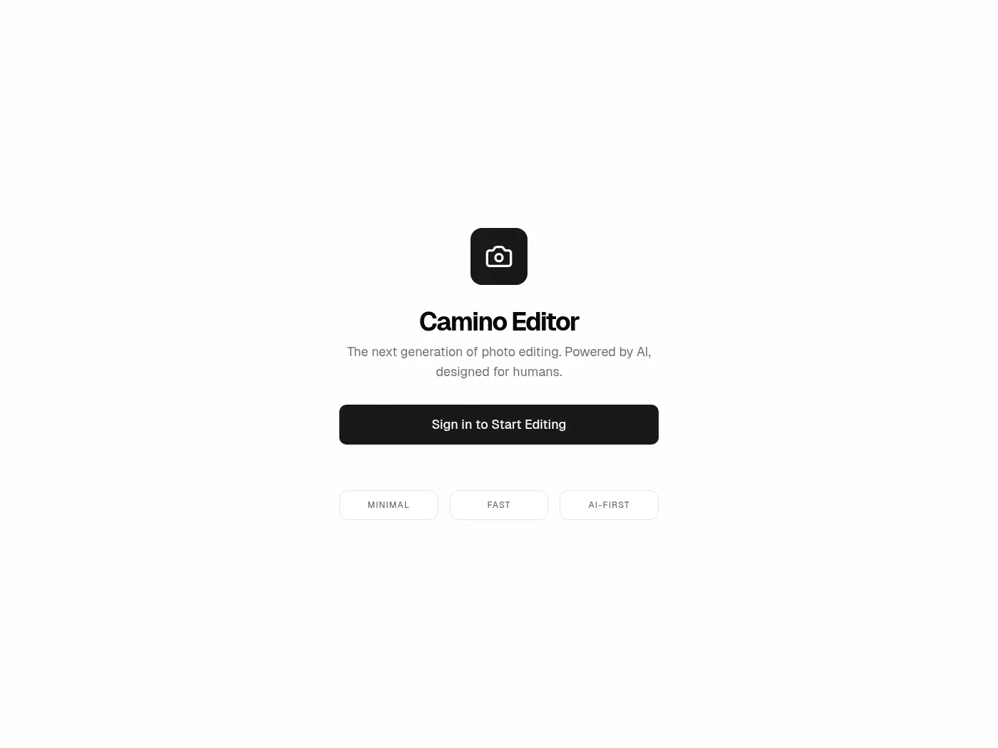 Camino AI Photo Editor