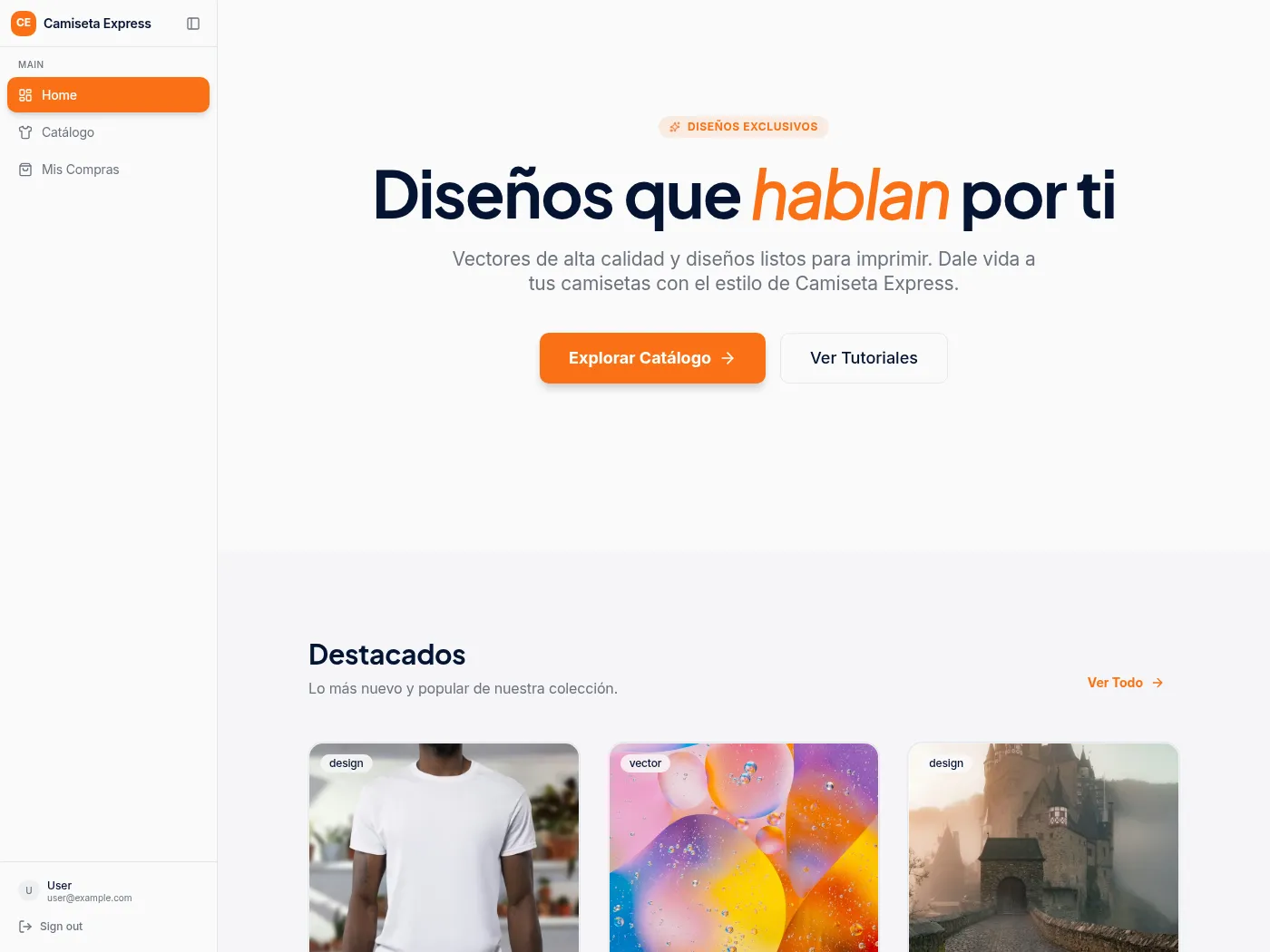 Camiseta Express Web