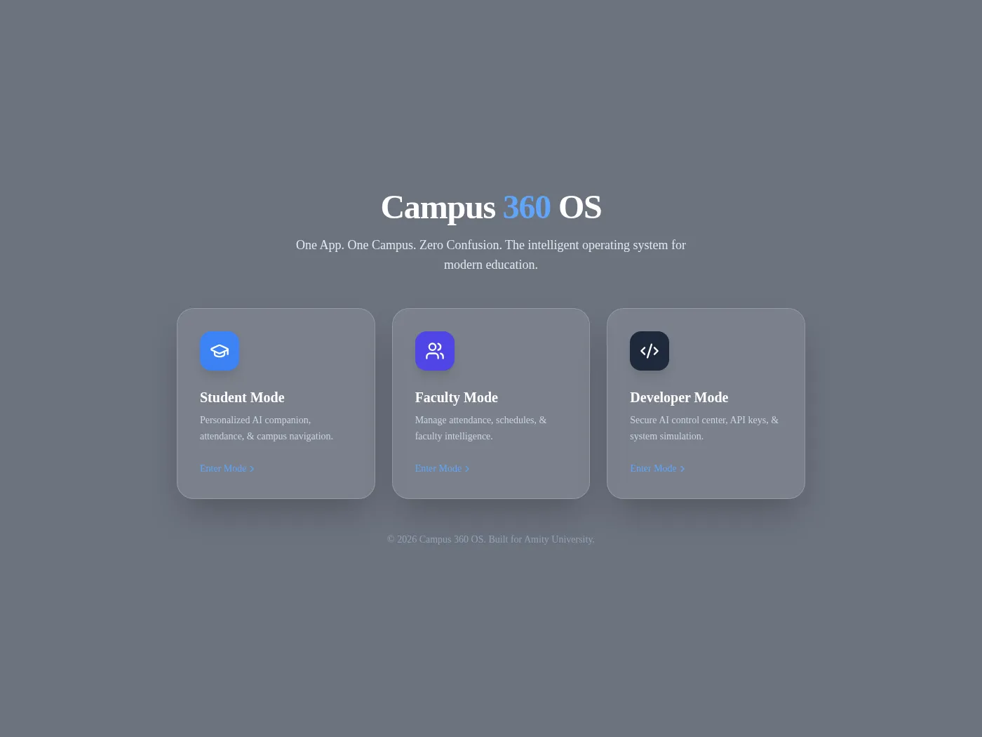 Campus 360 OS