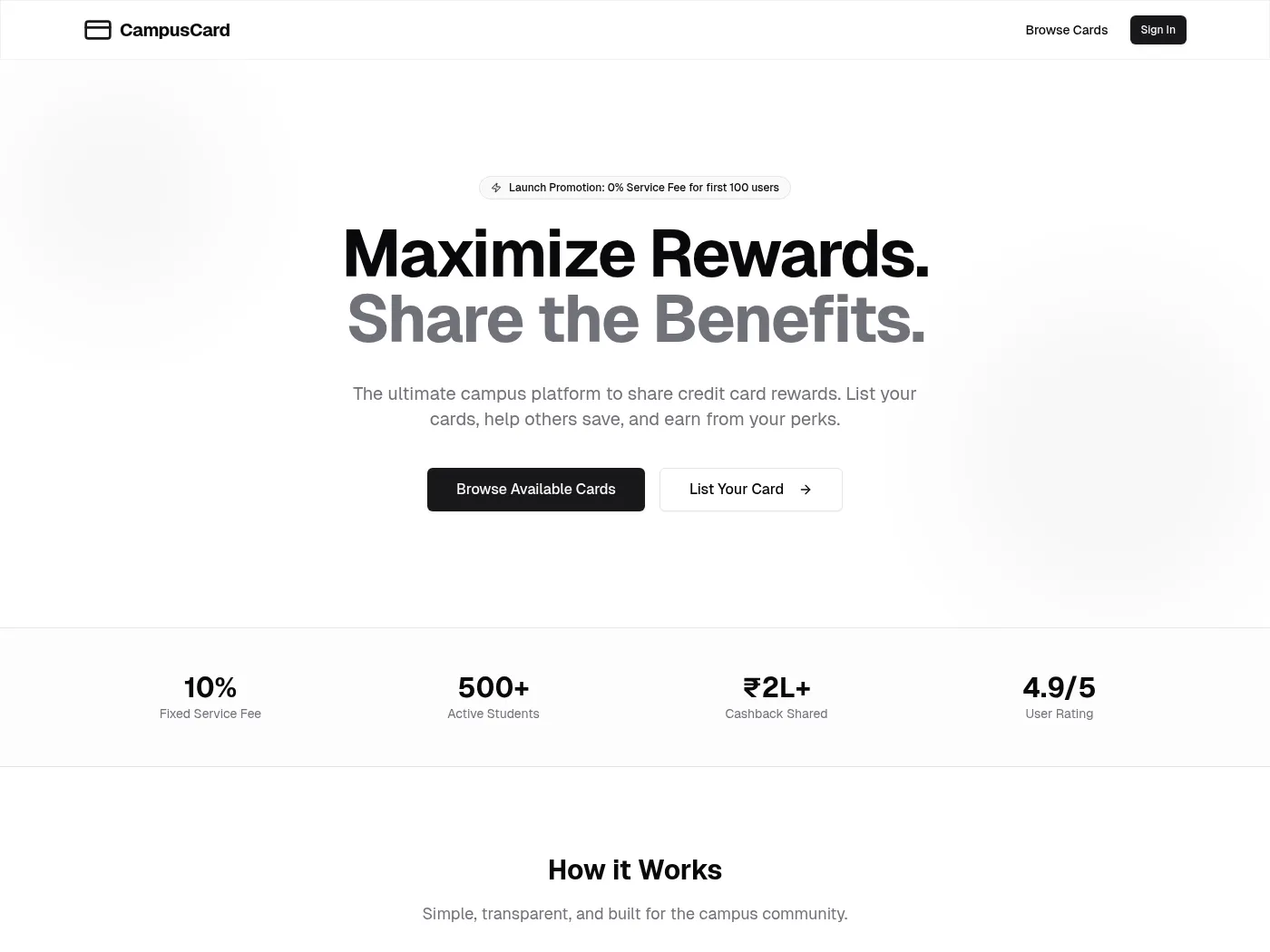 Campus Card Share