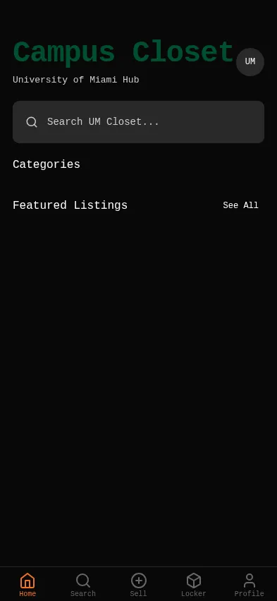 Campus Closet App