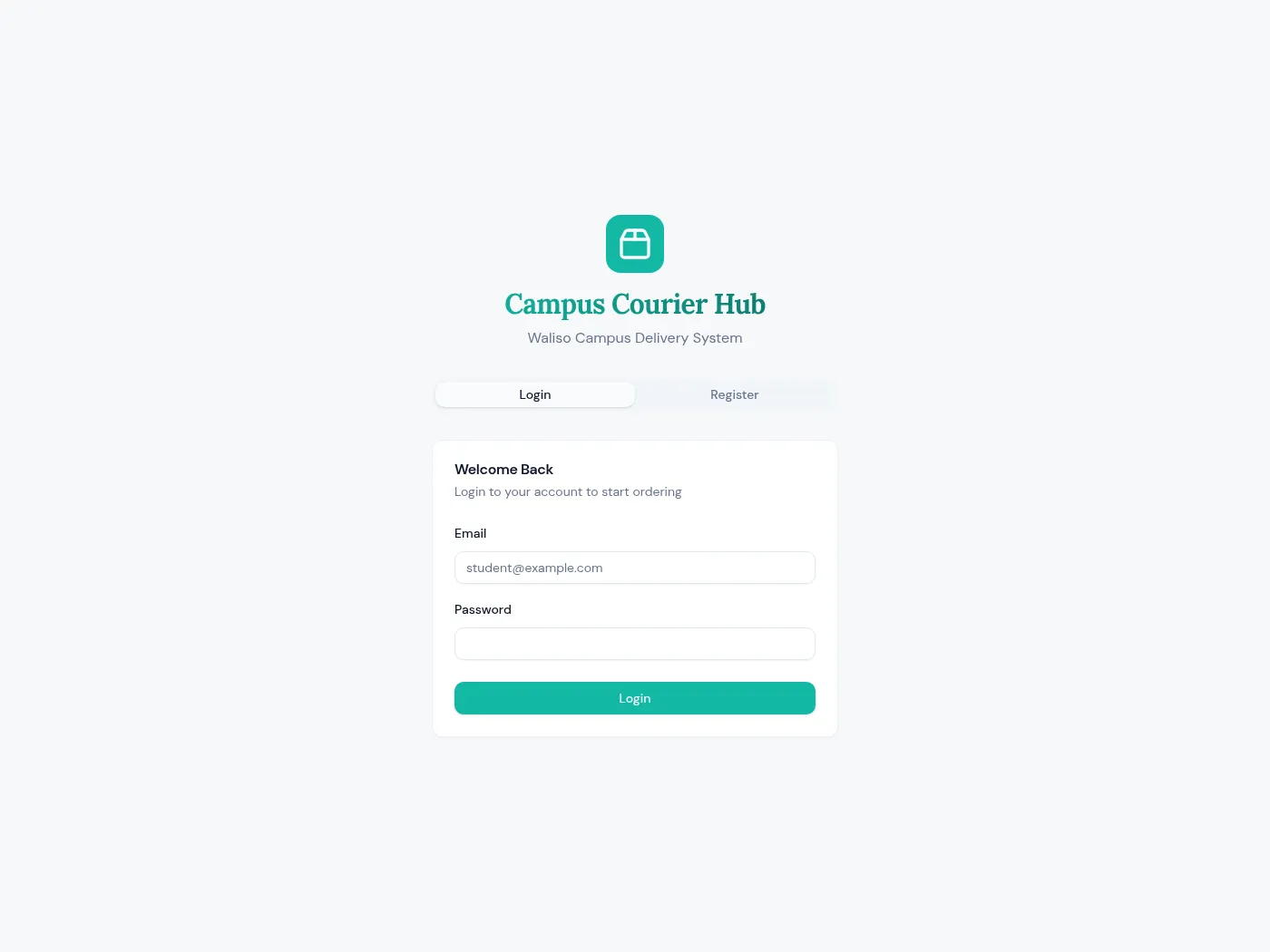 Campus Courier Hub