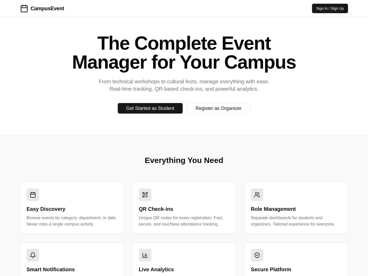 Campus Event Manager