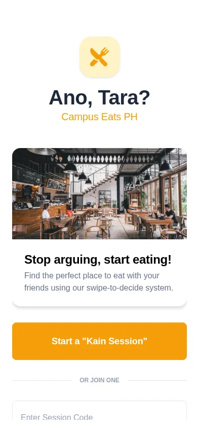 Ano, Tara? Campus Eats